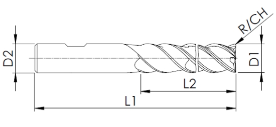 FGRD Alta Remoção (HPM) - VR Tools — Fresas, brocas e alargadores